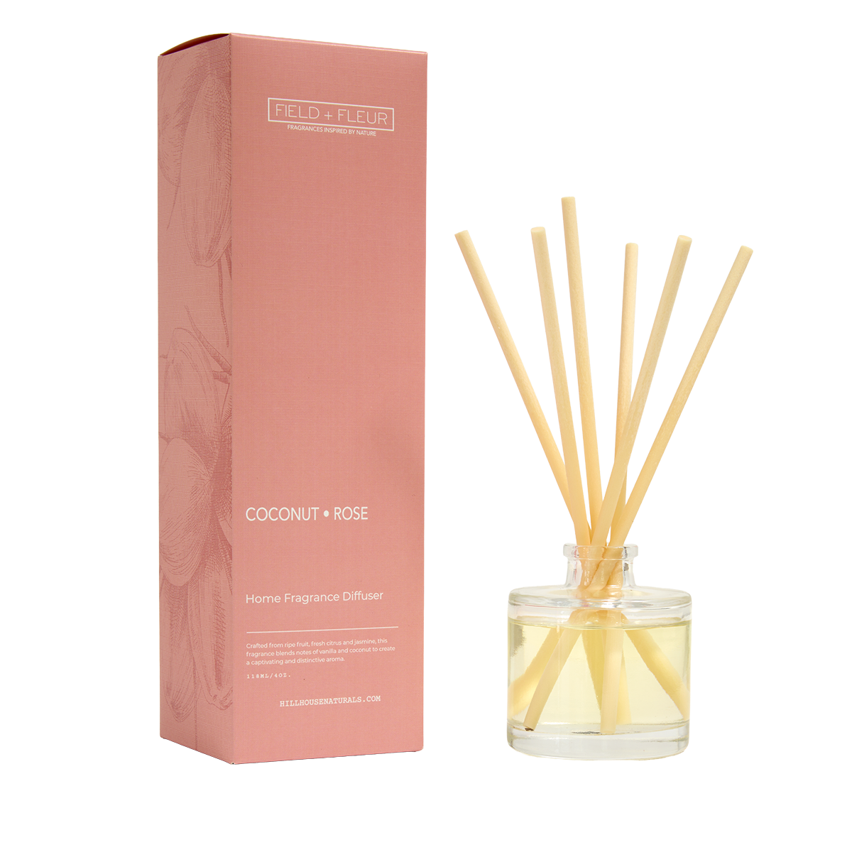 Coconut Rose' diffuser 4oz. – Hillhouse Naturals
