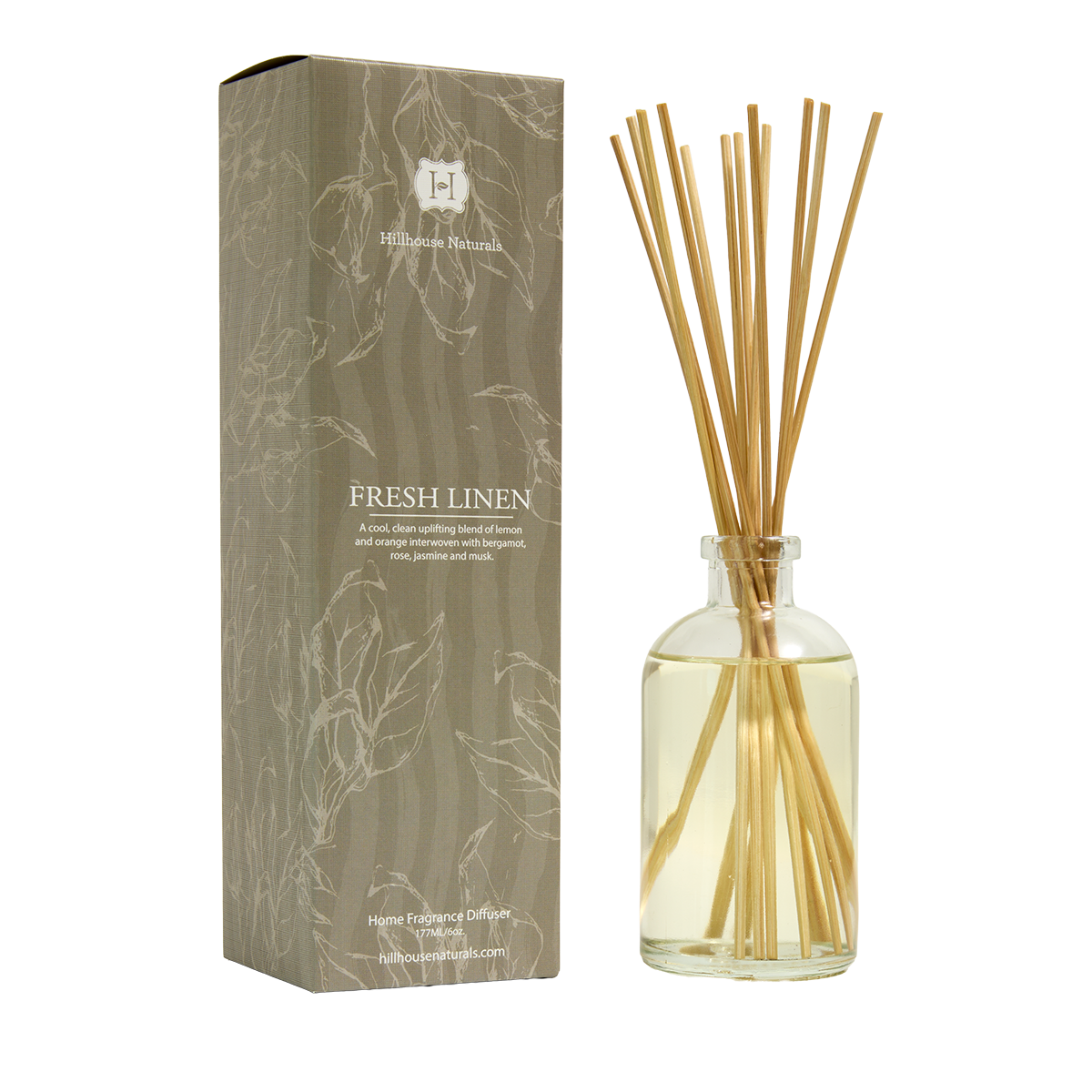 Fresh Linen diffuser 6oz. – Hillhouse Naturals